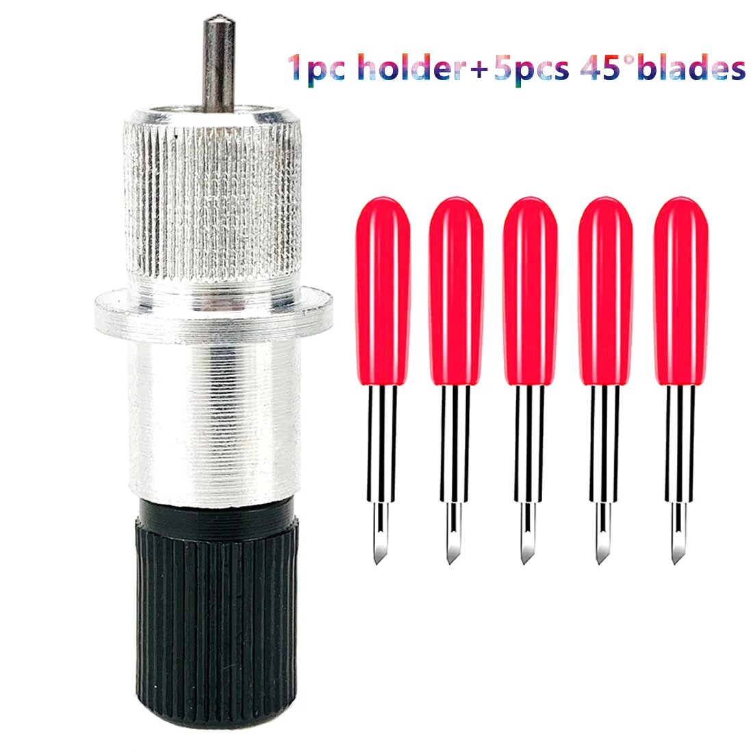 5 шт, 45 градусов, лезвия плоттера, виниловый нож для Roland Gcc Ar24 + 1 шт, держатель лезвия