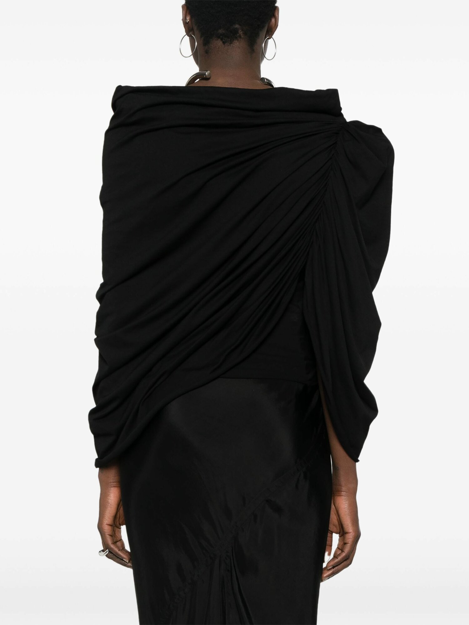Топ Rick Owens Nun T, размер 42, черный — фото 1