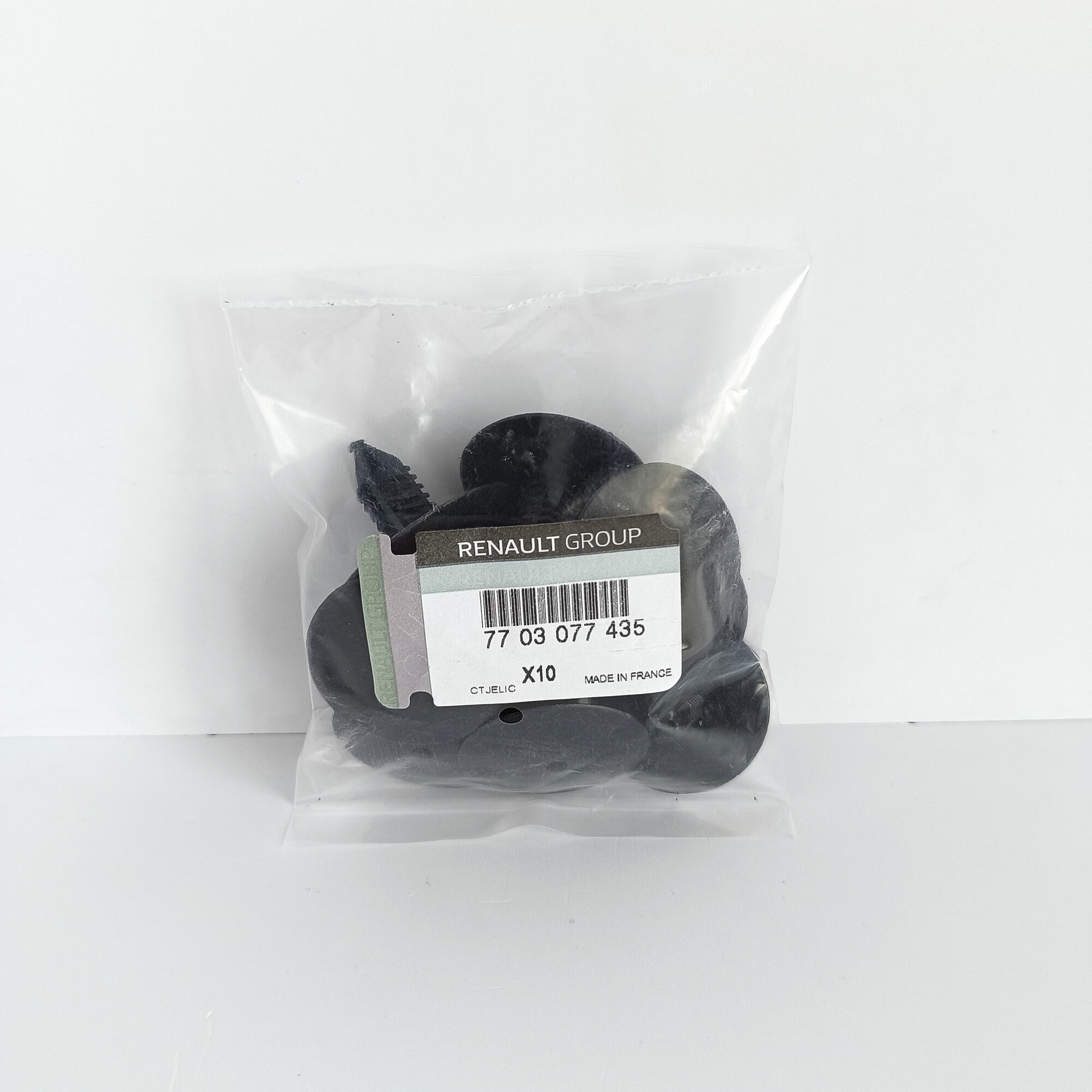 Клипсы крепежные ежик 10 шт. 7703077435 Renault Logan Sandero Megane Kaptur Duster и др.