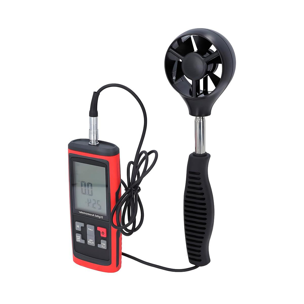 Портативный ручной анемометр HT Model: GT(8915) (C76020OP) - термоанемометр. Портативный аппарат для измерения скорости ветра с ЖК дисплеем.