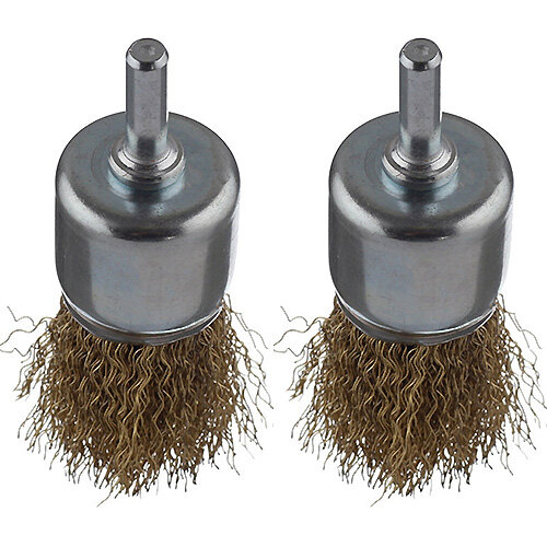 Корщетка для дрели Практика (773-446) мягкая кистеобразная d30 мм (2 шт.)