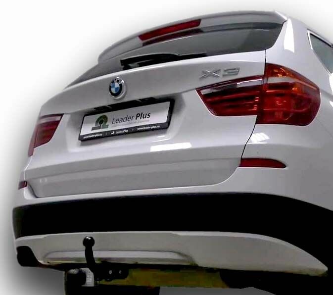 Фаркоп(прицепное) Лидер-Плюс для BMW X3 (F25) 2010-2017(паспорт и сертификат в комплекте)(без электрики)B205-A