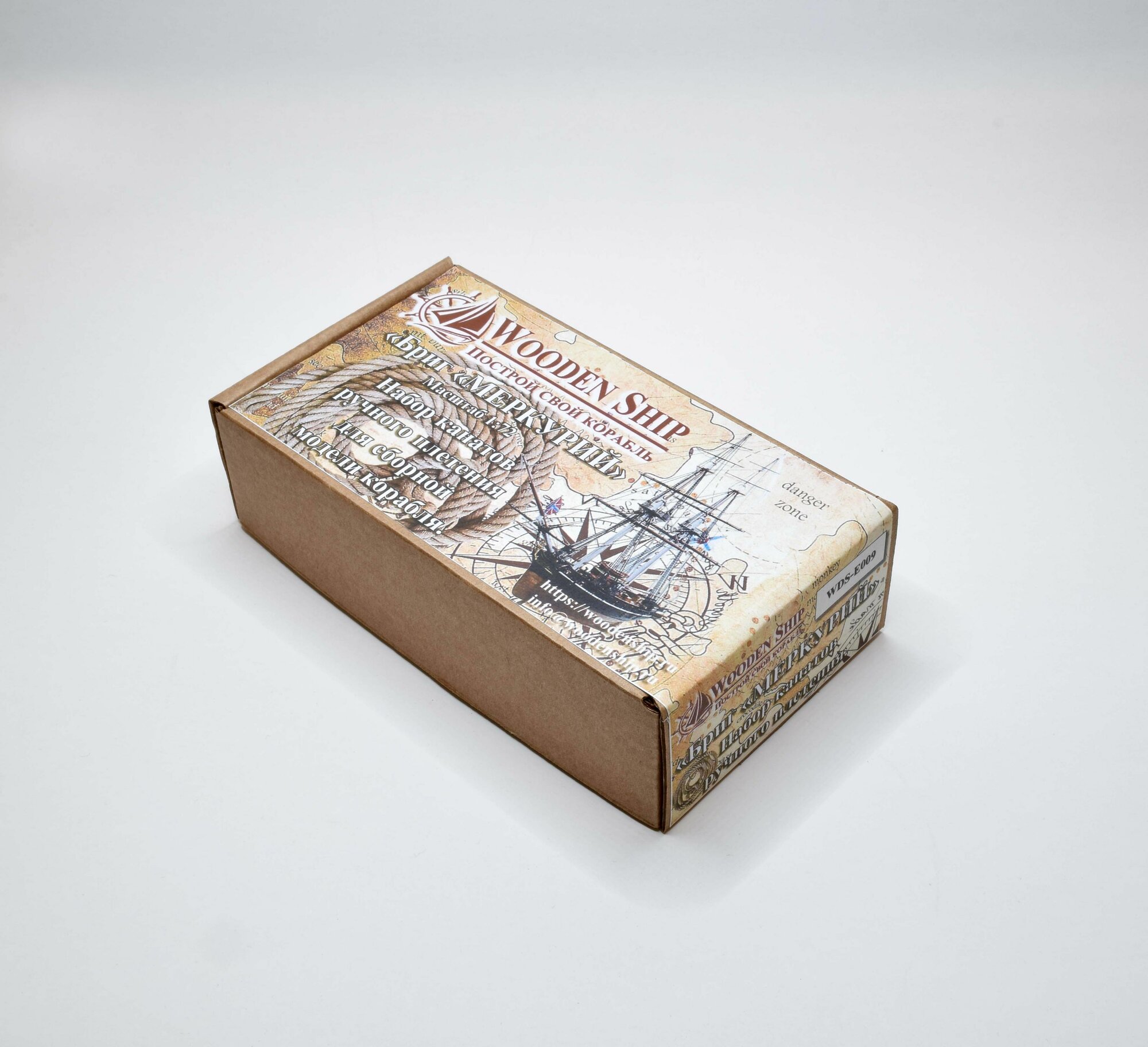 Набор канатов для "Бриг"Меркурий" 1:72(Эскадра).