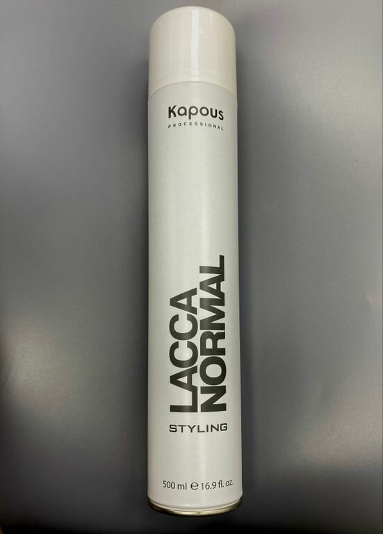 Kapous Лак аэрозольный для волос нормальной фиксации серии Lacca Styling 500 мл