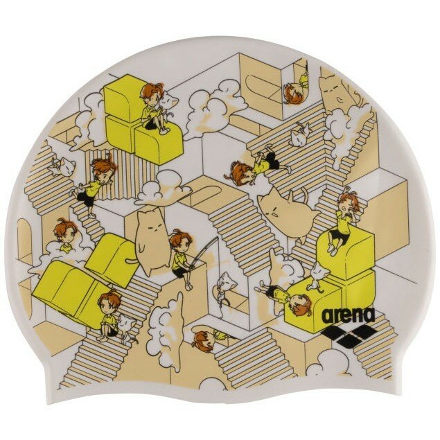 Шапочка для плавания детская ARENA PRINT JR fantasize (237: fantasize)