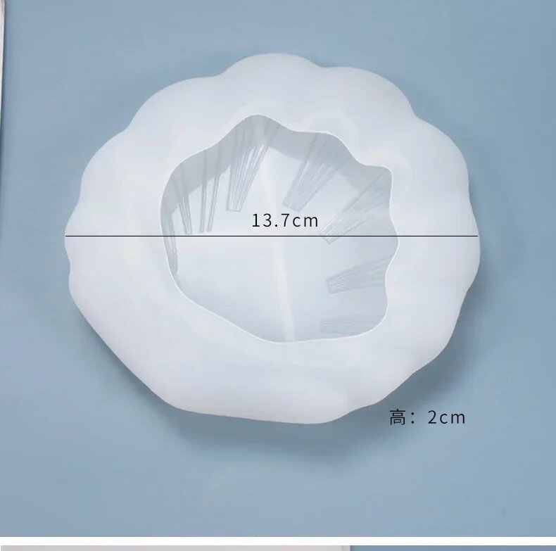 Силиконовая форма для заливки эпоксидной смолы ракушка