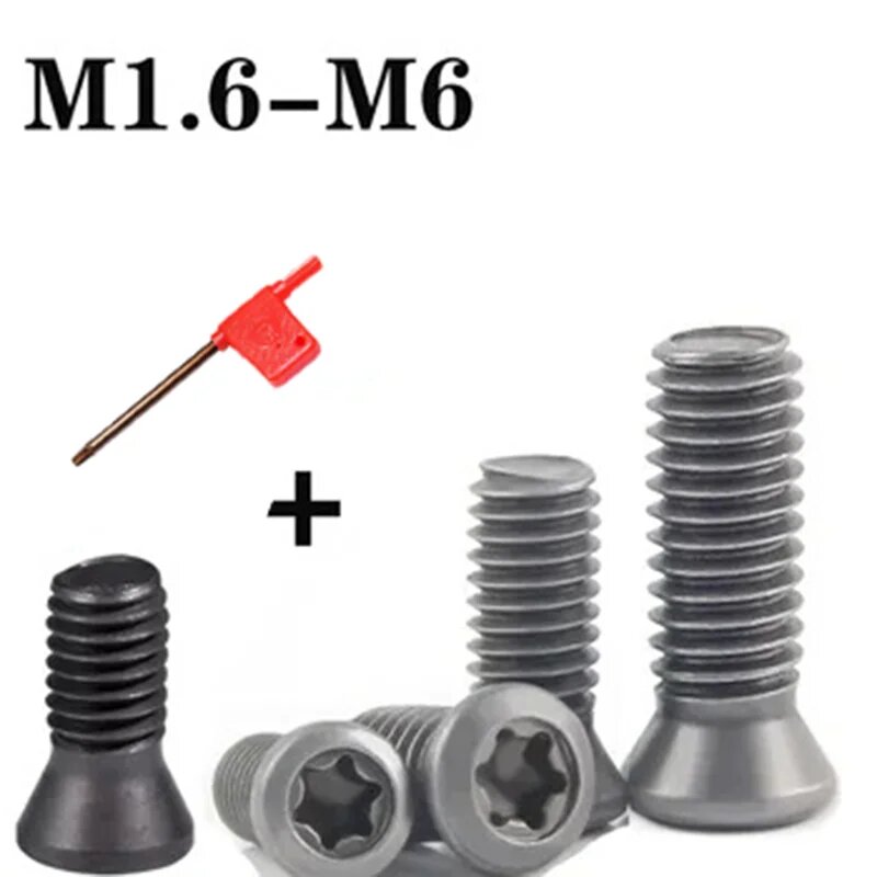 Набор винтов Torx M1.6-M6.0 с держателем для токарного станка M2.5X7(30PCS)