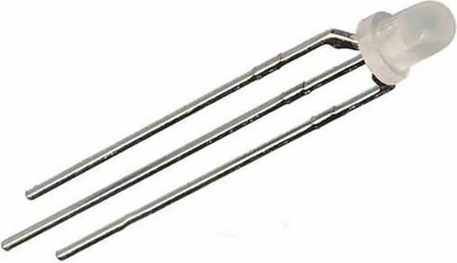 Светодиод KINGBRIGHT L-3WEGW Светодиод красный/зеленый 60 град. d эквивалент 3мм 40/35мКд 627/565нМ общий катод 1шт