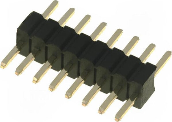 Разъем CONNFLY DS1031-01-1*8P8BV3-1штыревой IDC "папа" PIN 8 прямой 1,27мм THT позолота 1шт