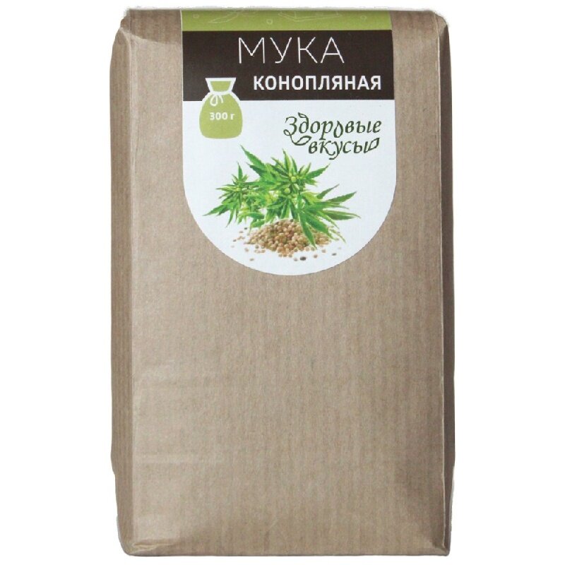 Мука Здоровые Вкусы Конопляная /крафт-пакет/ 300г
