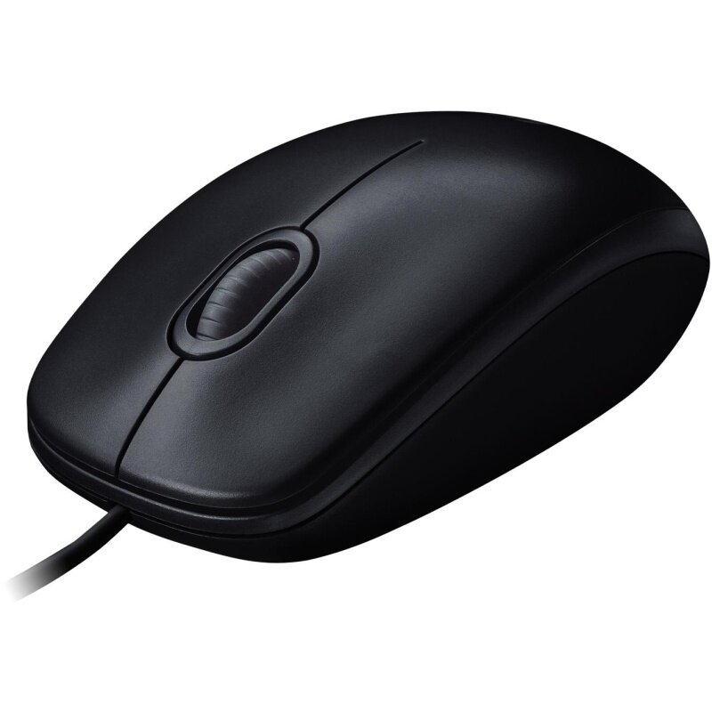 Мышь компьютерная Logitech Модель Usb Wired, M100R Dark - Grey (910-006765)