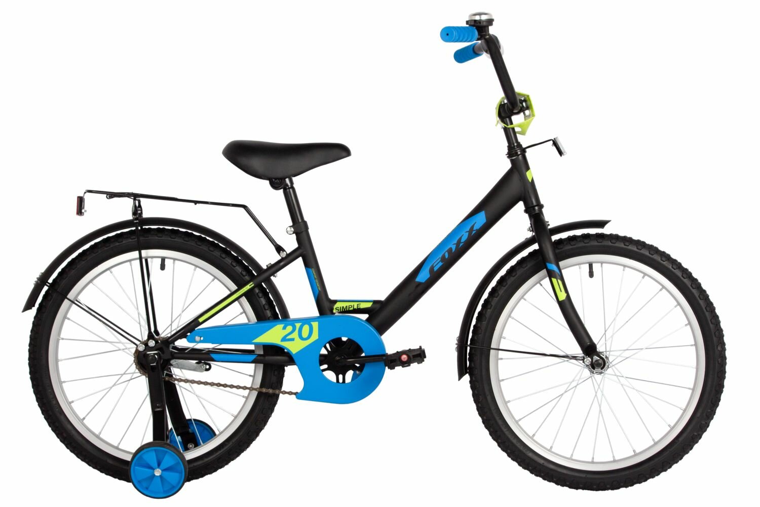 Детский велосипед Foxx Simple 20 (2025), стальная рама, черный