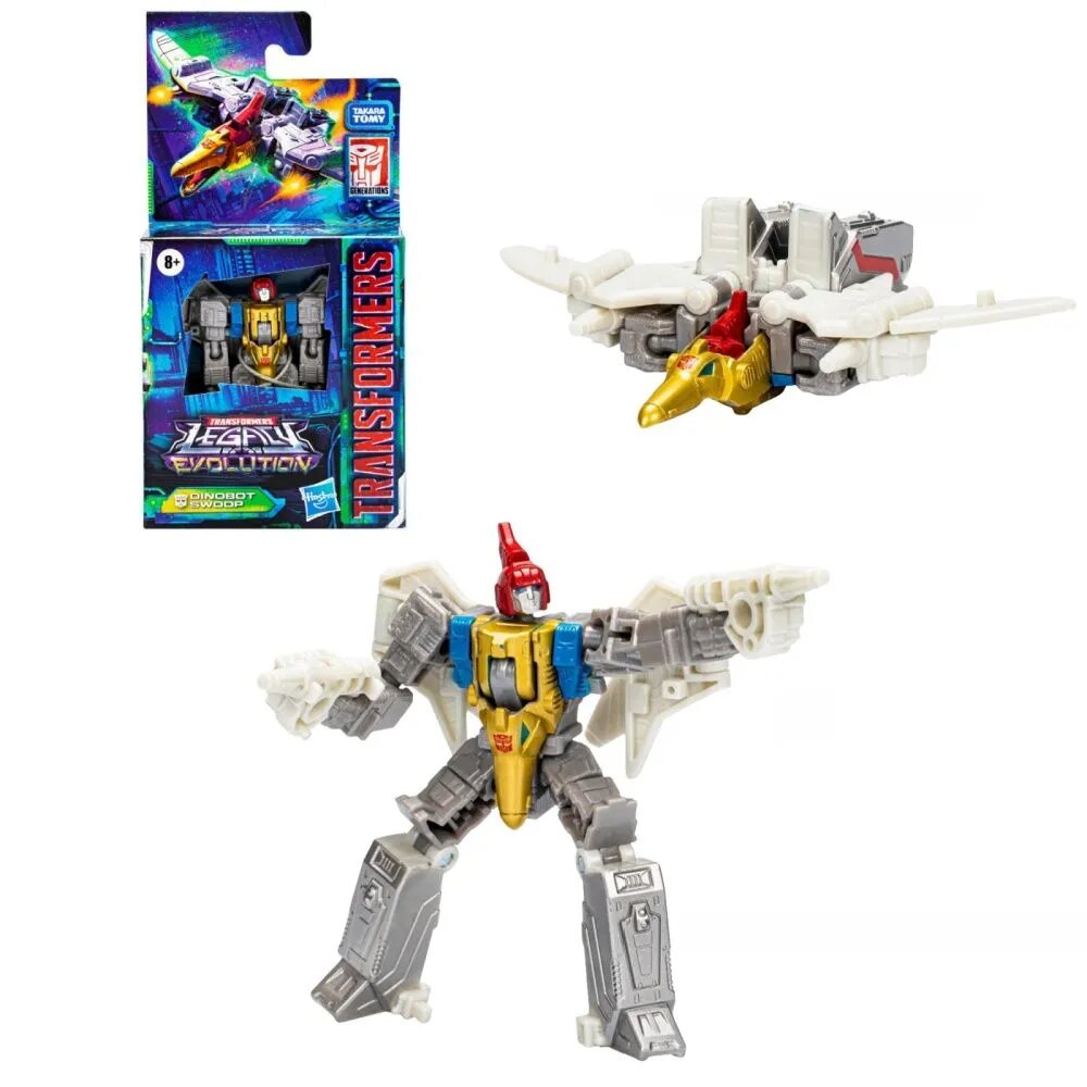 Трансформеры Hasbro Игрушка Legacy Evolution Core Dinobot Swoop 3,5 дюйма (9 см) F7182