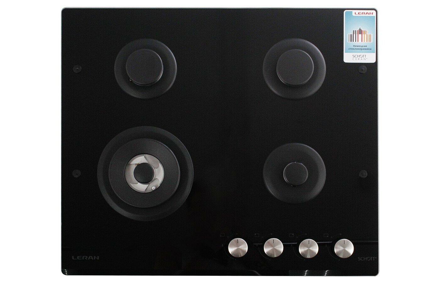 Встраиваемая газовая варочная панель Leran GH 64662 BG