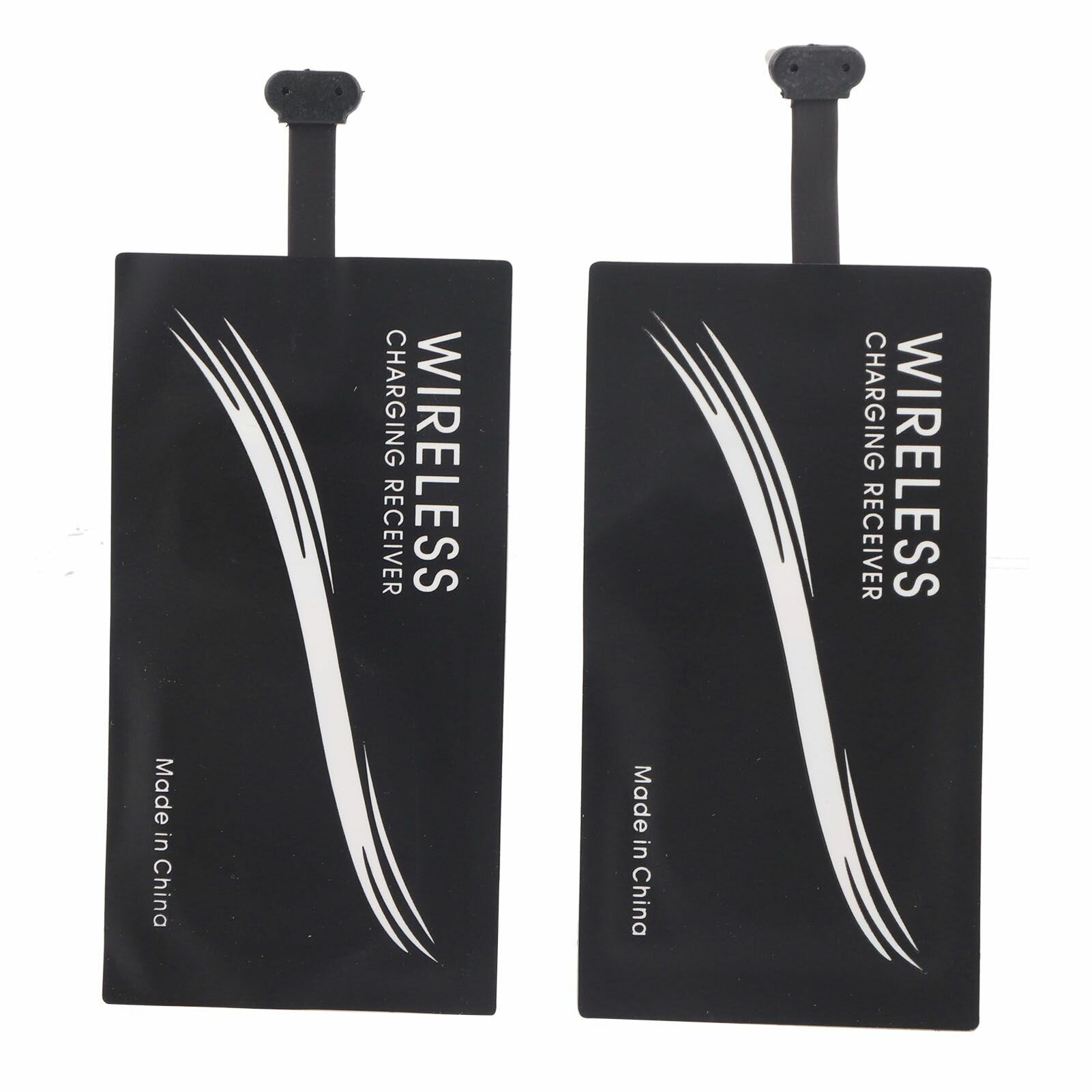 Беспроводной зарядный адаптер типа C, 2 шт, универсальная наклейка-приемник для зарядки мобильного телефона для устройств быстрой зарядки