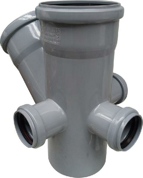 Крестовина канал. двухпл. 110/110/50/50/50х45 лев+прав+тыл ВК РТП (14)