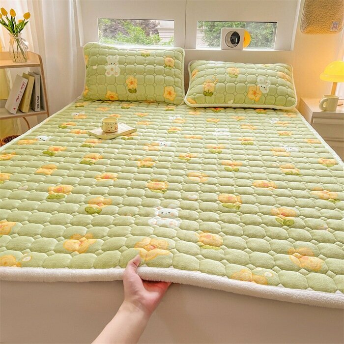 Зимнее тепло, матрас с подкладкой из флиса, 90*200 см (напишите мне, какой цвет вы выбираете при заказе)