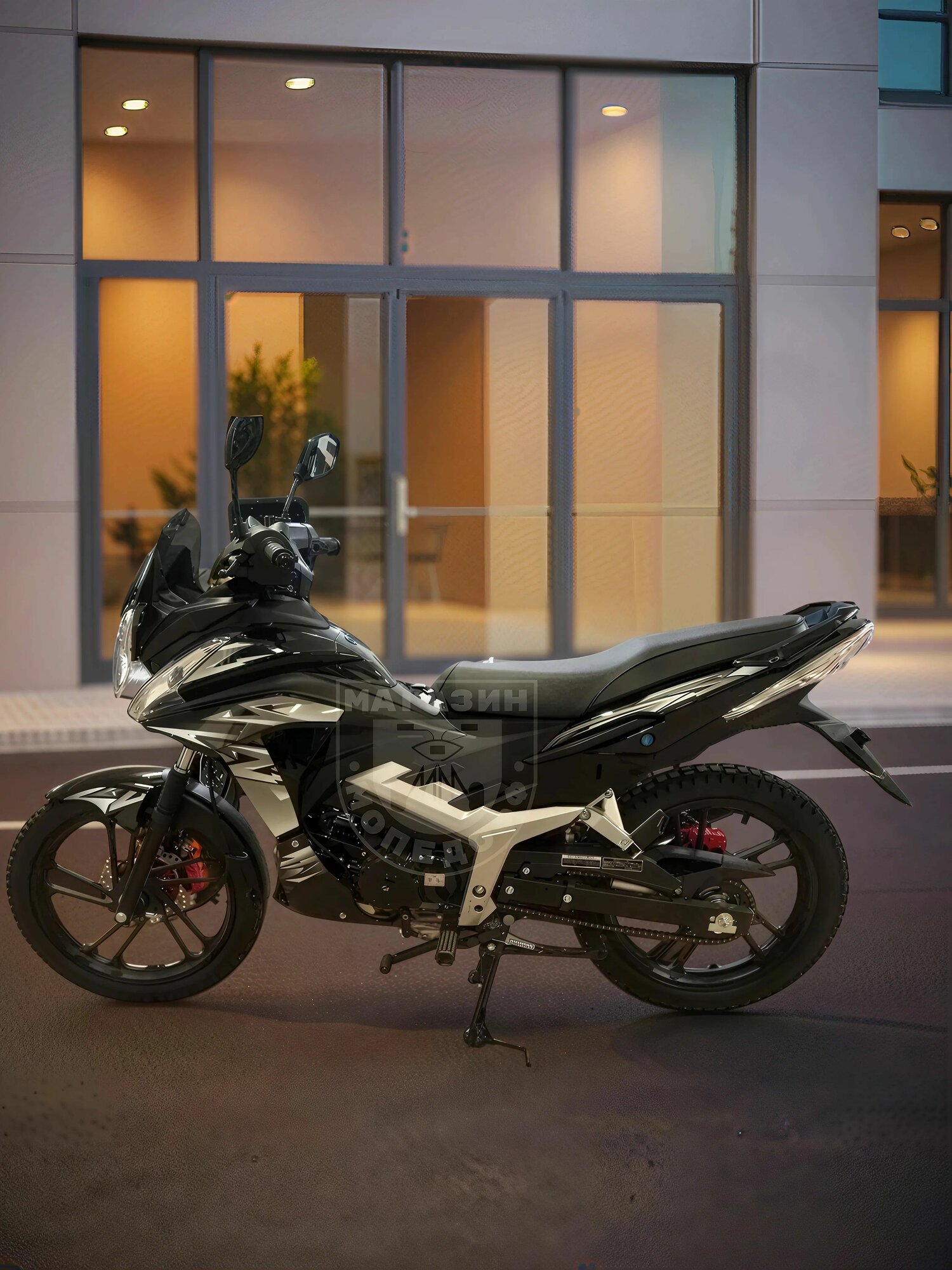 Мопед STORM INDIGO BLACK 110 см3 (49.9 см3)