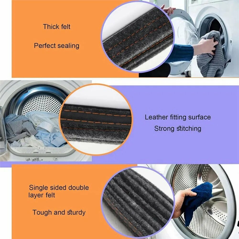 10X Upgrade W10116343 Комплект фетровых уплотнений для барабана сушилки