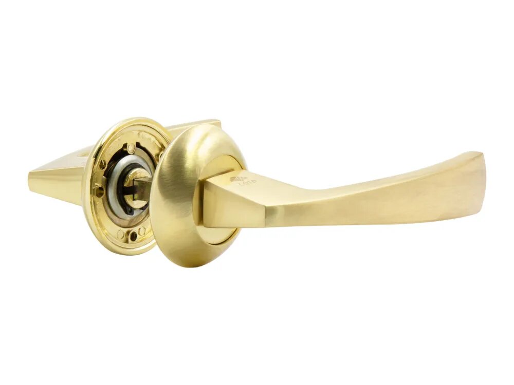 Ручка дверная межкомнатная (2 шт), золотая матовая Loid 700 STG