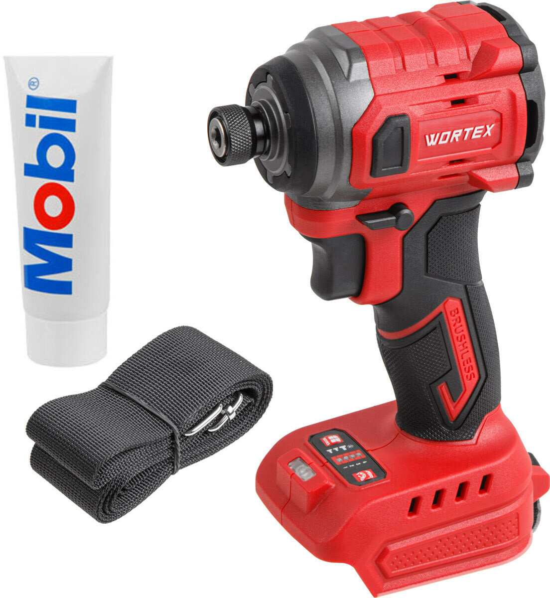 Ввинтоверт аккумуляторный ударный WORTEX CWR 0218 XLT SOLO, без АКБ и ЗУ, бесщеточный