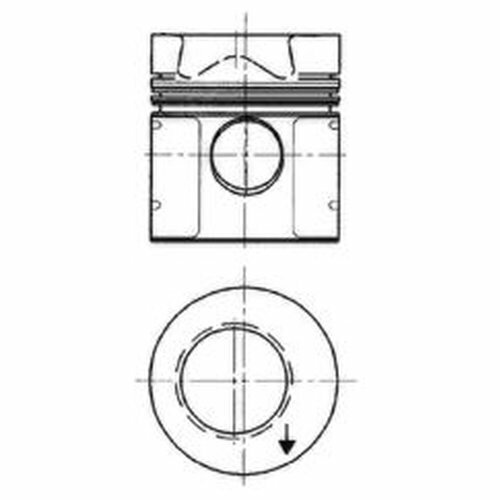 Поршень KOLBENSCHMIDT 94333600 для Mercedes T2LN1 , T2LN1 C