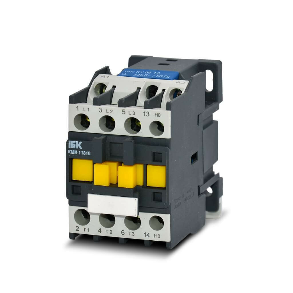 Контактор IEK КМИ-11210, KKM11-012-230-10, 12А, 230В/АС3, 1 шт