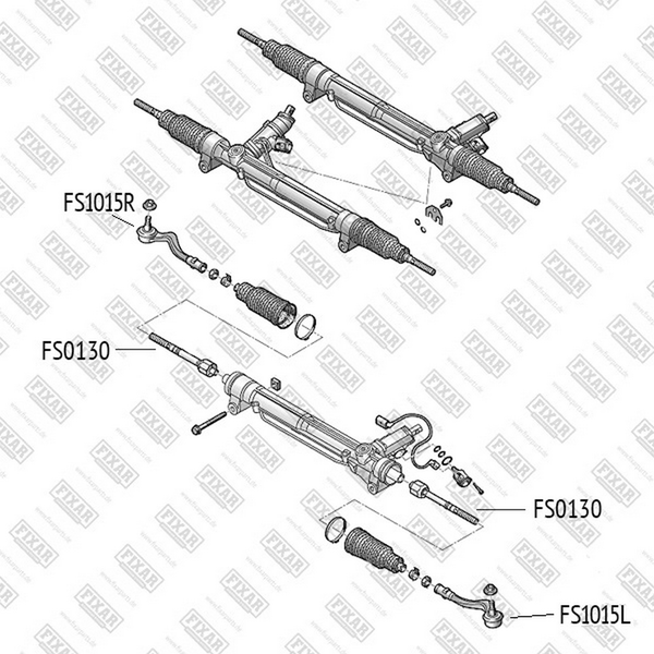 FIXAR FS0130 тяга рулевая Audi (Ауди) a4 / a4 allroad / a5 / a8 07-