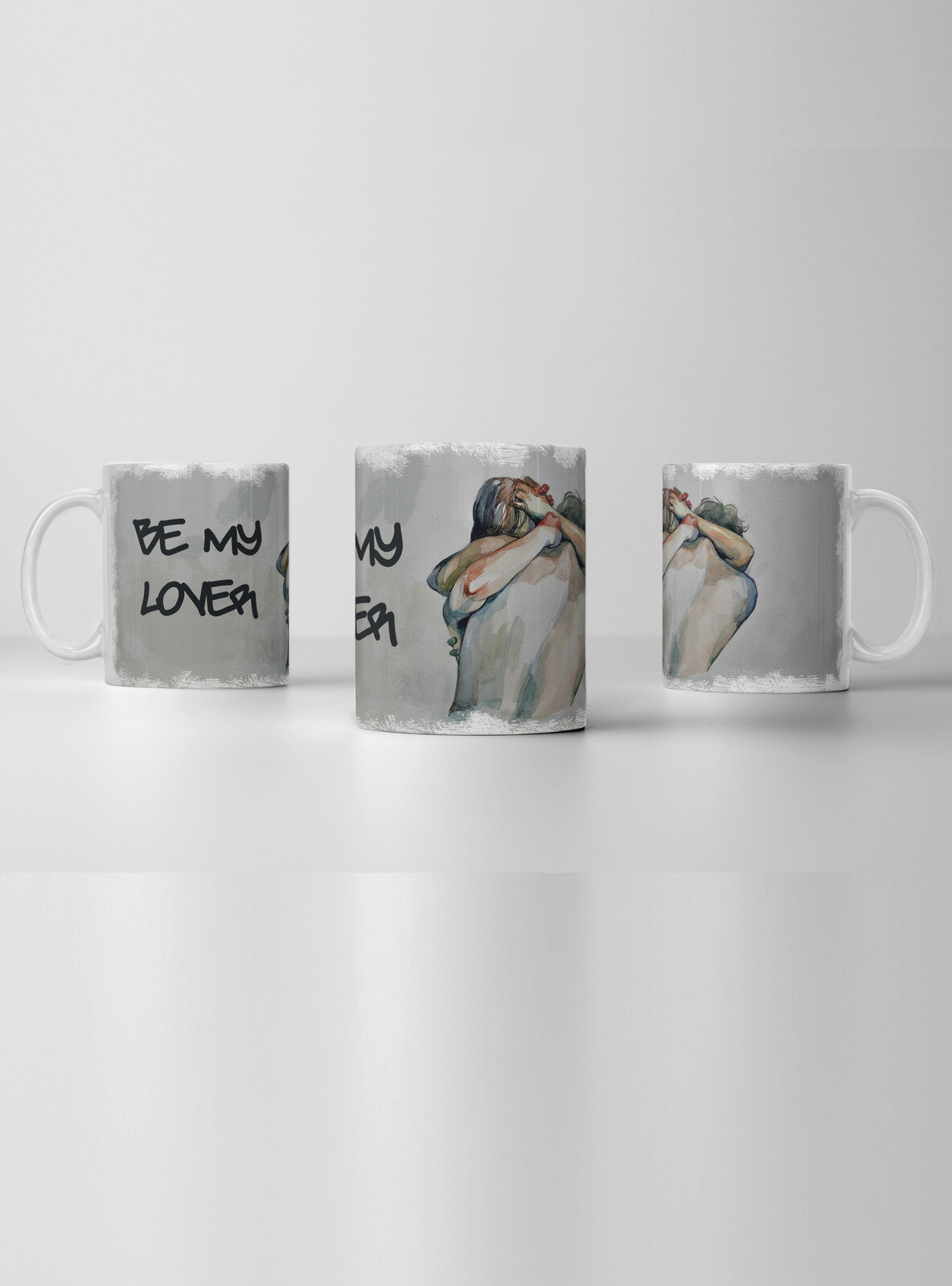 Кружка cooperative.moscow " be my lover " (любимому, любовнику, кружка с любовью подарок возлюбленному, кружка со скрытым смыслом, цитаты) , 330 мл, 1 шт