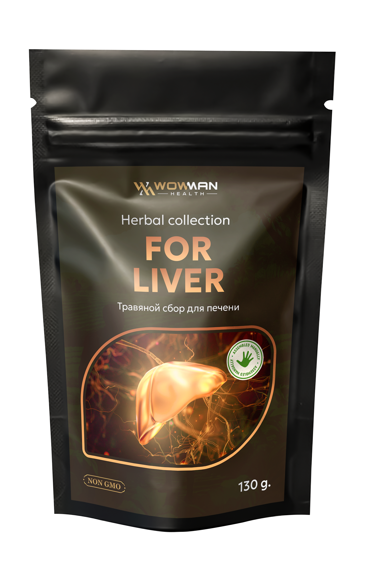 Травяной сбор для печени Herbal collection FOR Liver 130 гр WowMan WMBEEAMAN1027