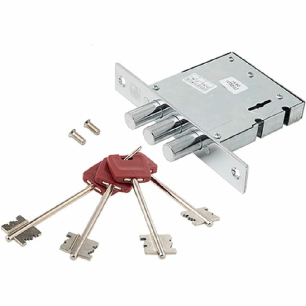 Врезной замок Avers сувальдный T-47/S6-CR 27476