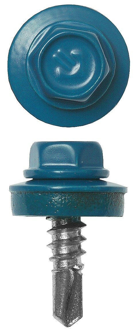 ЗУБР СКМ 5009, 25 х 5.5 мм, неб.-голуб, 800 шт, кровельный саморез (4-300310-55-025-5009)