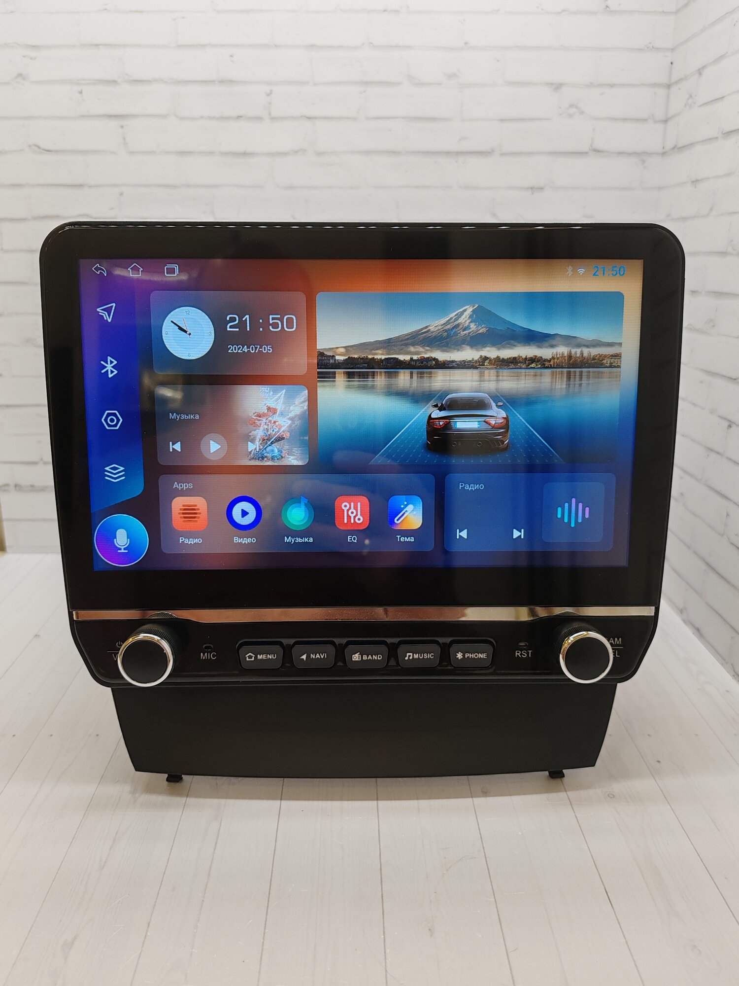 Магнитола андроид с крутилками для Hyundai iX35; Tucson 2010-18г/ 4+64гб/Android-Auto/CarPlay