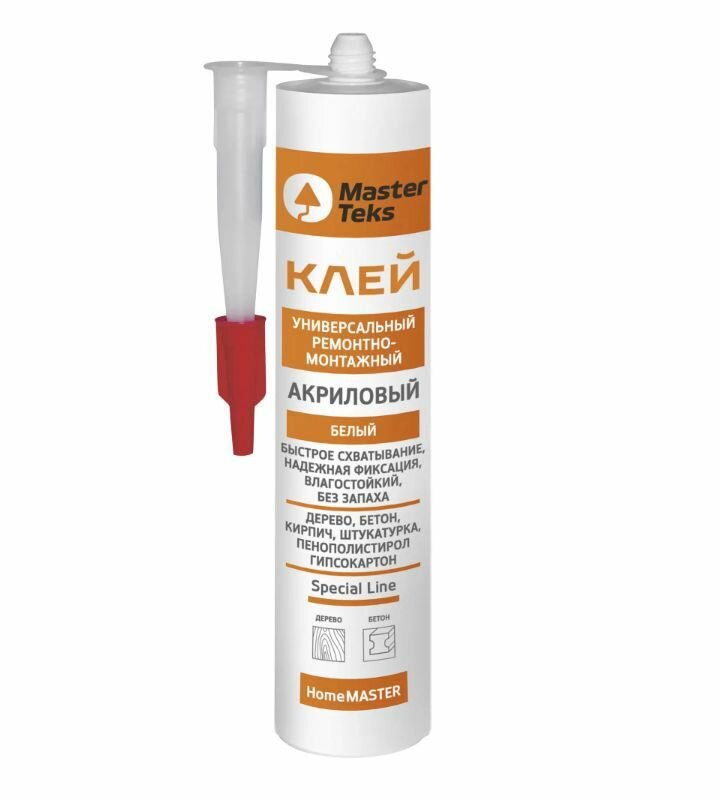 Клей акриловый Masterteks ремонтно-монтажный 400 г