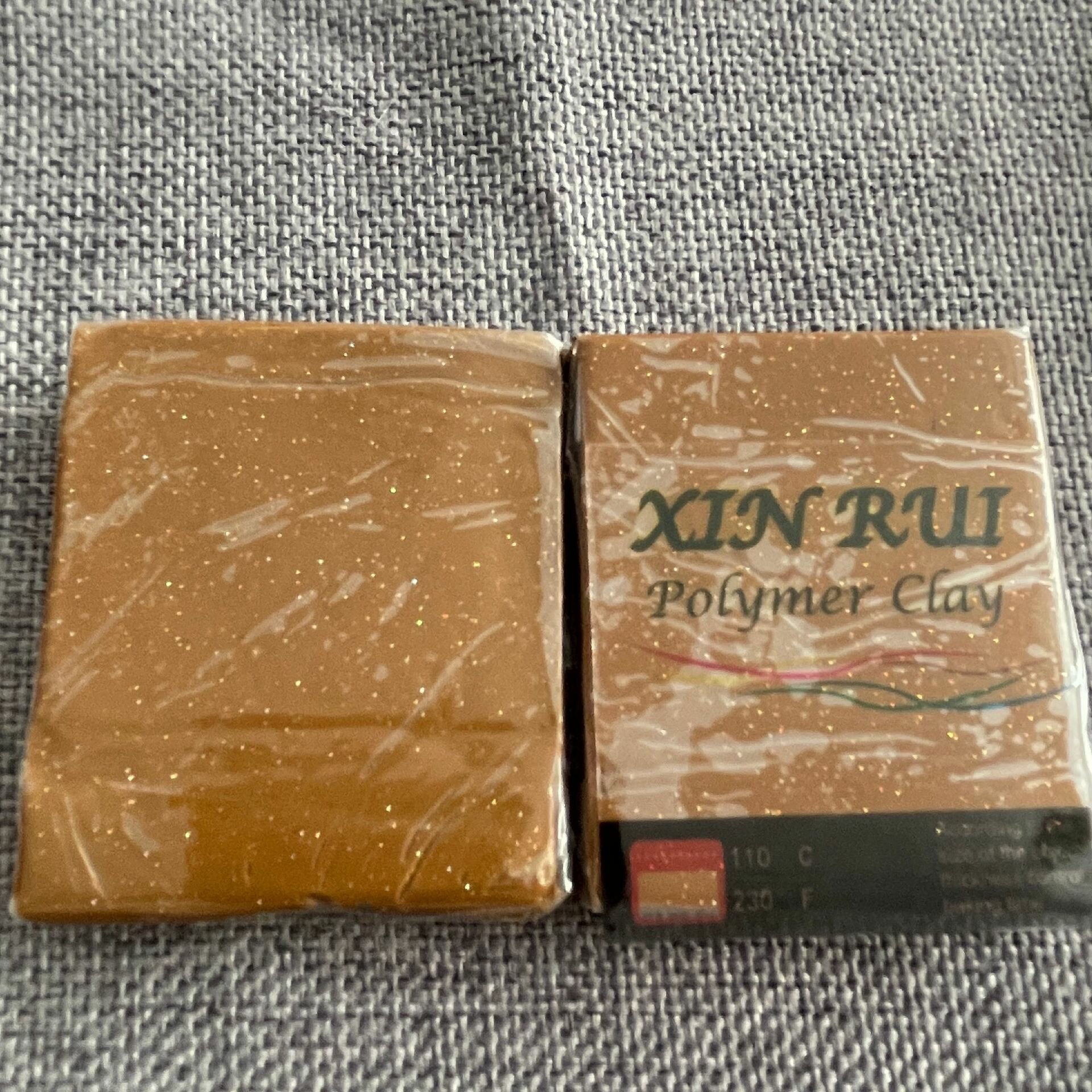 Светлый коричневый мягкая глина для ювелирных изделий, 250 г