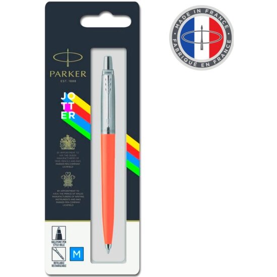 Ручка шариковая Parker Jotter Color (CW2076054) Orange CT M чернила син. блистер