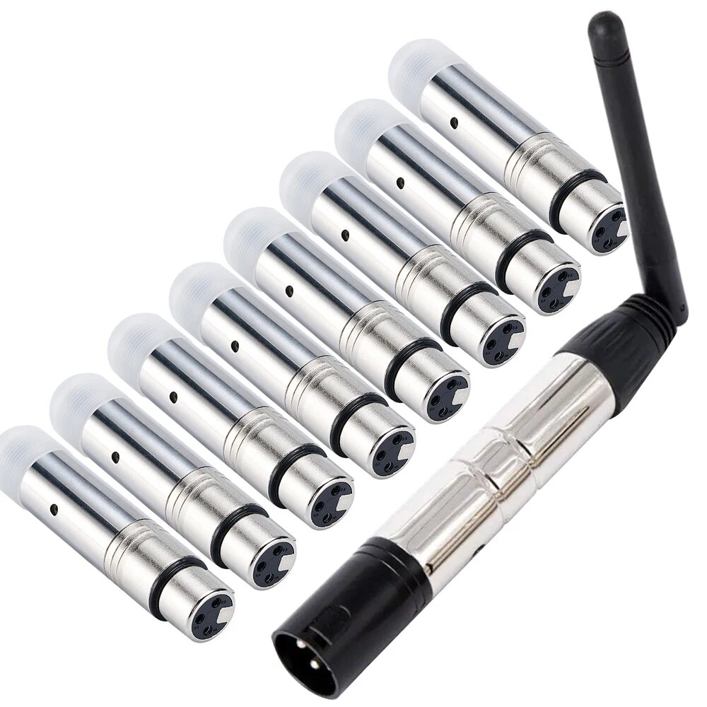 Беспроводная DMX 512 система TNALANT Европейская вилка (EU Plug), 1T and 8R