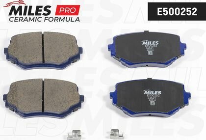 Колодки тормозные дисковые передние Miles/Милес "Керамика, Ceramica" E500252 / SUZUKI VITARA/GRAND VITARA 94 / Сузуки Витара , Гранд Витара