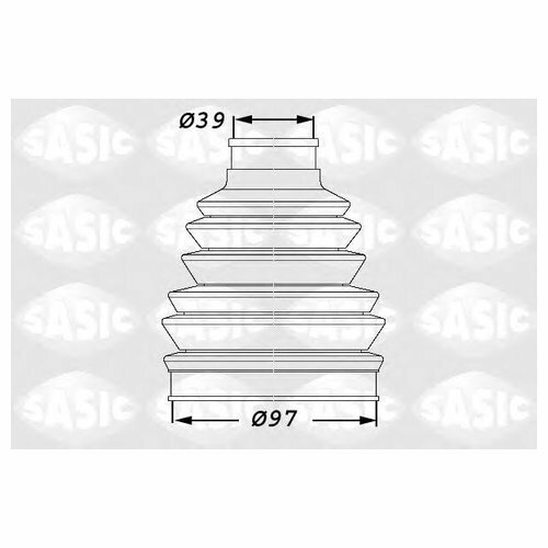 Комплект пыльника шруса Sasic 1900005 для Citroen C5 I, II, III