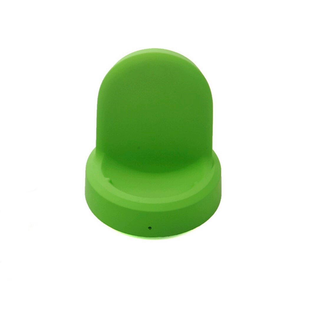 Беспроводная база док-станция для Samsung Gear Sport SM-R600 / Gear S3 Classic / Frontier SM-R760 / R770 / Gear S2 R720 / Gear S2 Classic R7320/R730 / Galaxy Watch (42 /46 mm) / Galaxy Watch Active (USB кабель в комплект не входит) зеленый