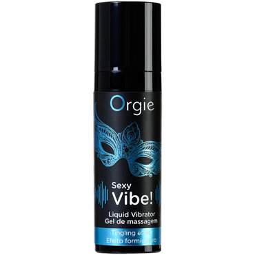 76166 Orgie Sexy Vibe! Liquid Vibrator, 15 мл. Гель для массажа с эффектом вибрации