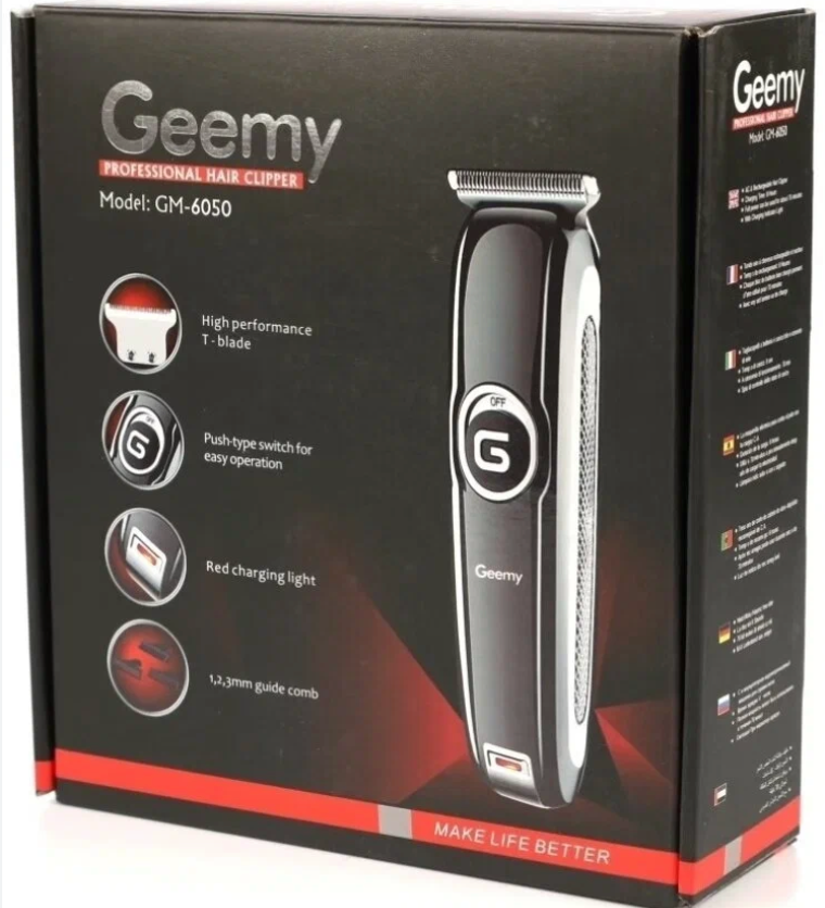 Машинка для стрижки волос Geemy Professional Hair Clipper GM-6050