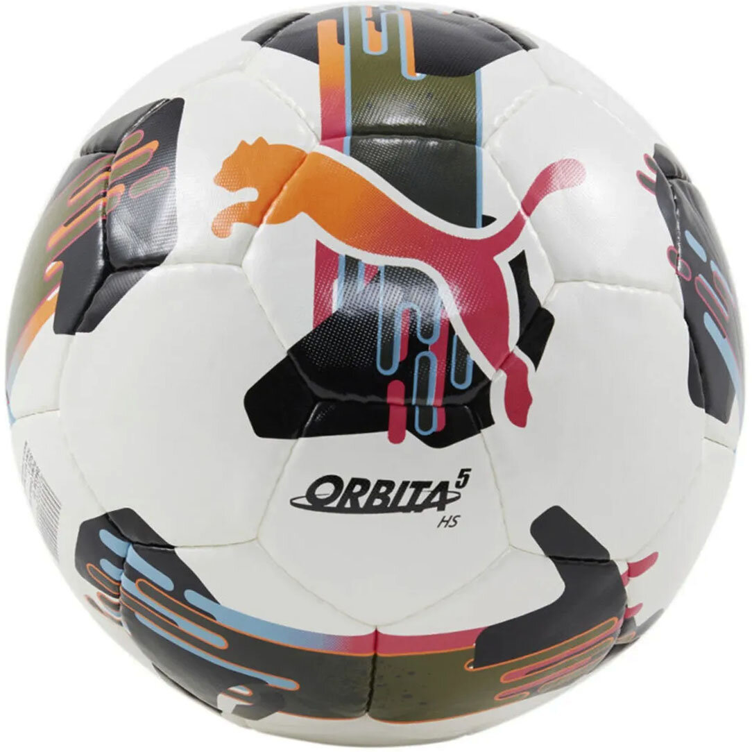 Мяч футбольный Puma Orbita 5 Hs 08433401, размер 5, белый, черный