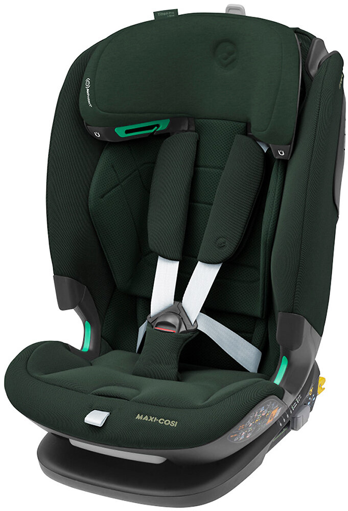 Автокресло Maxi-Cosi Titan Pro i-size Authentic Green, крепление Isofix, группа 1-2-3