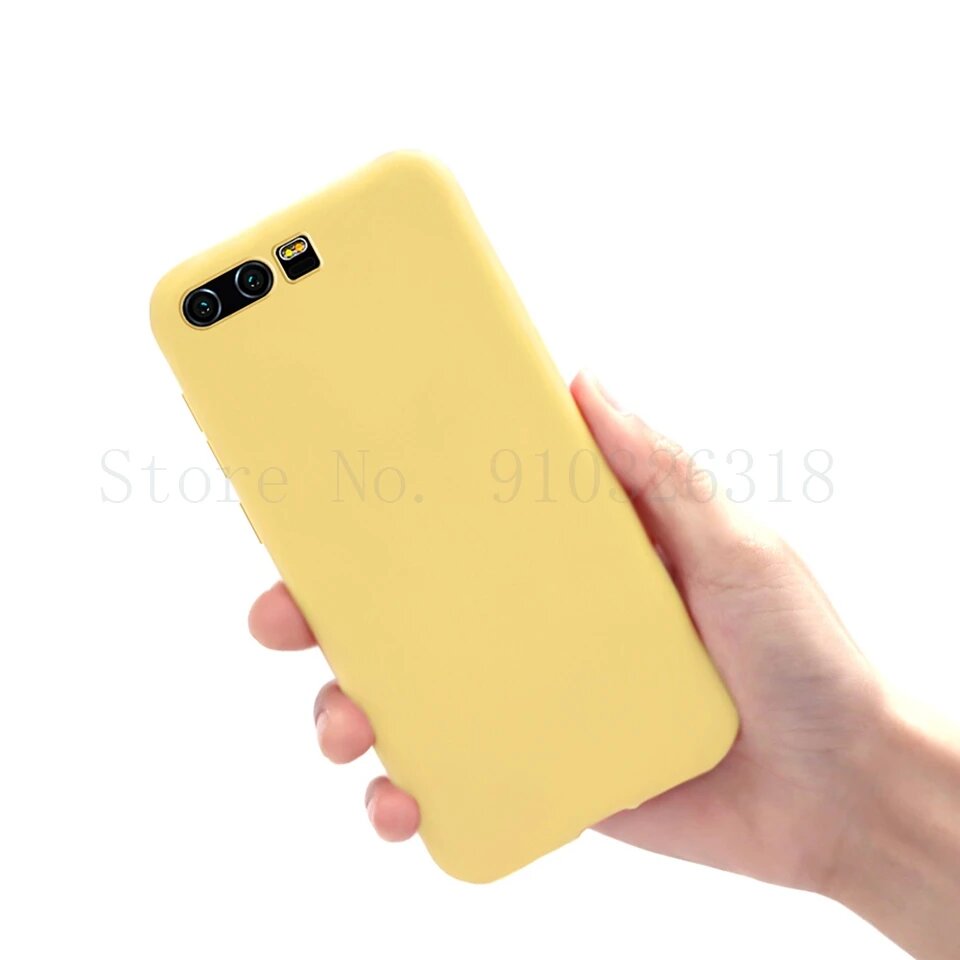 Мягкий силиконовый защитный чехол Candy Drop для Huawei Honor 9 STF-L09 Honor9 Желтый, Yellow