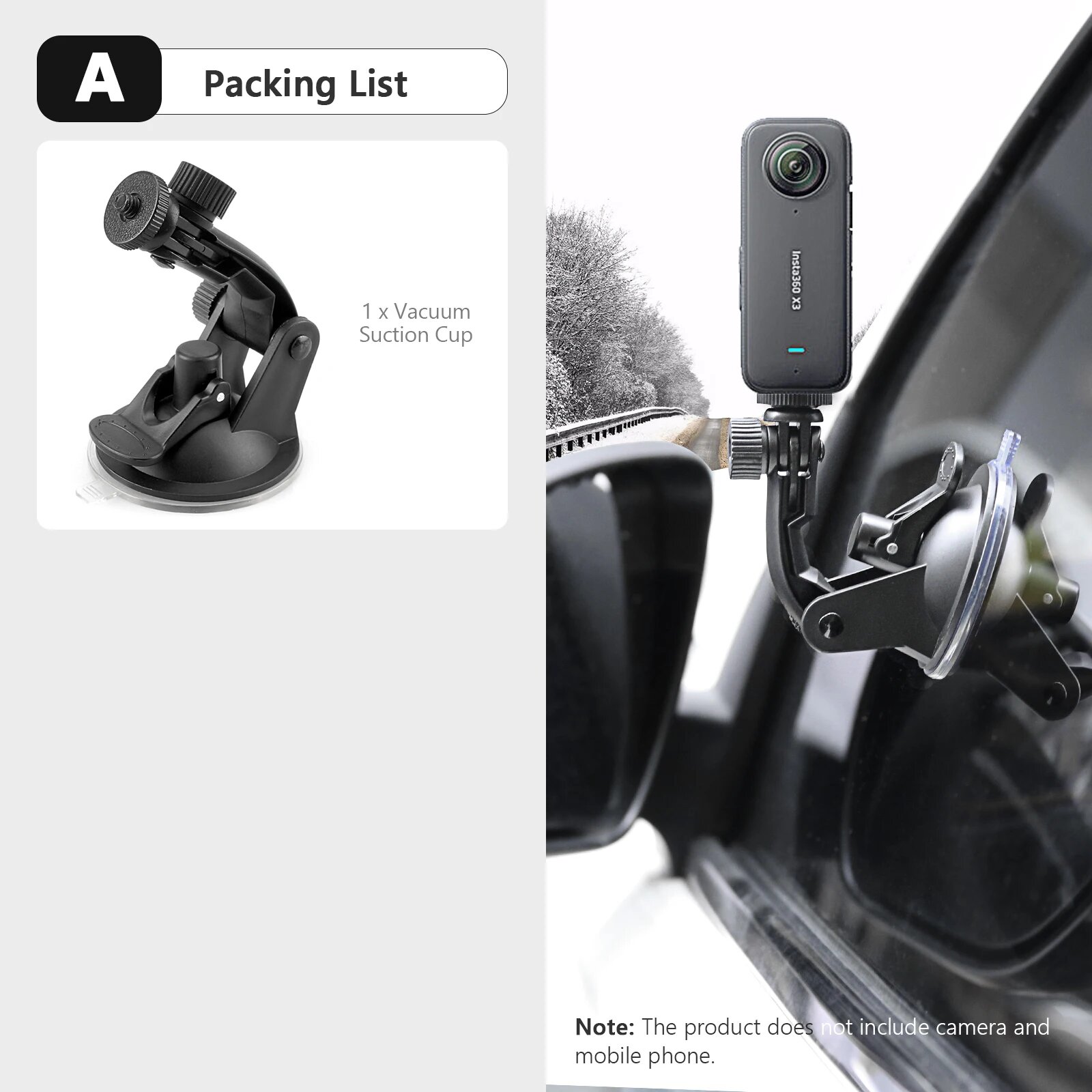 Кронштейн Vamson для Insta360 X3, Цвет: A