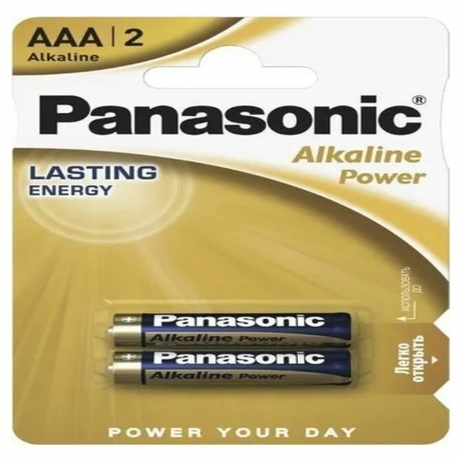 Panasonic Батарейка Lasting Energy Alkaline Power AAA(мизинчиковые) 2 штуки в упаковке