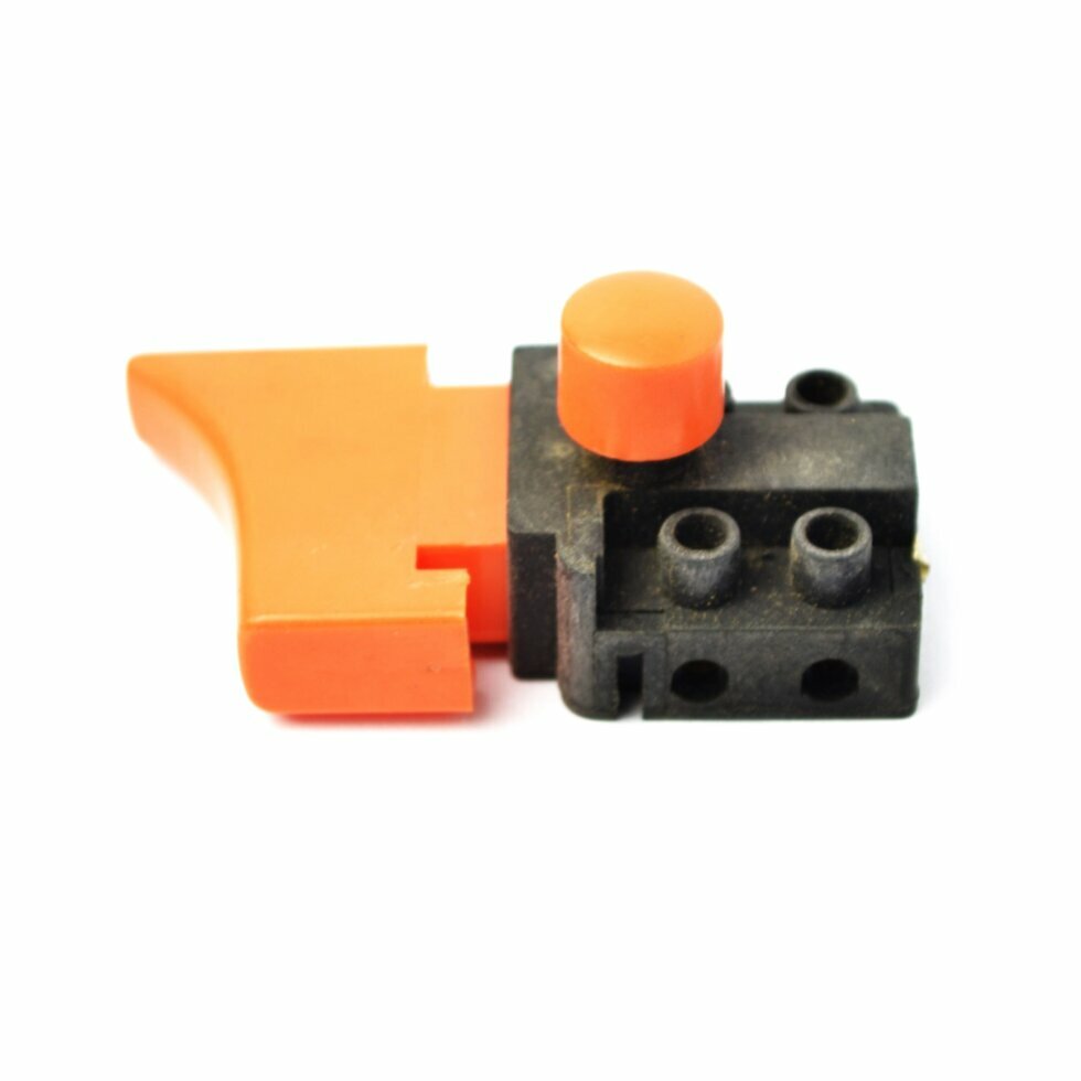 Выключатель машины полировальной Калибр УПМ-1200/180Ем кнопка FA2-6/2B9 FA323 6А 250В с фиксатором нажатия