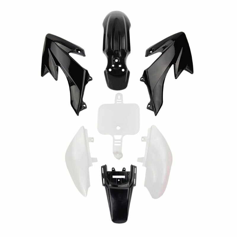 Мотоциклы пластиковые оболочки обтекания для корпуса для CRF50 XR50 2021 год, 4 Черных 3 белых