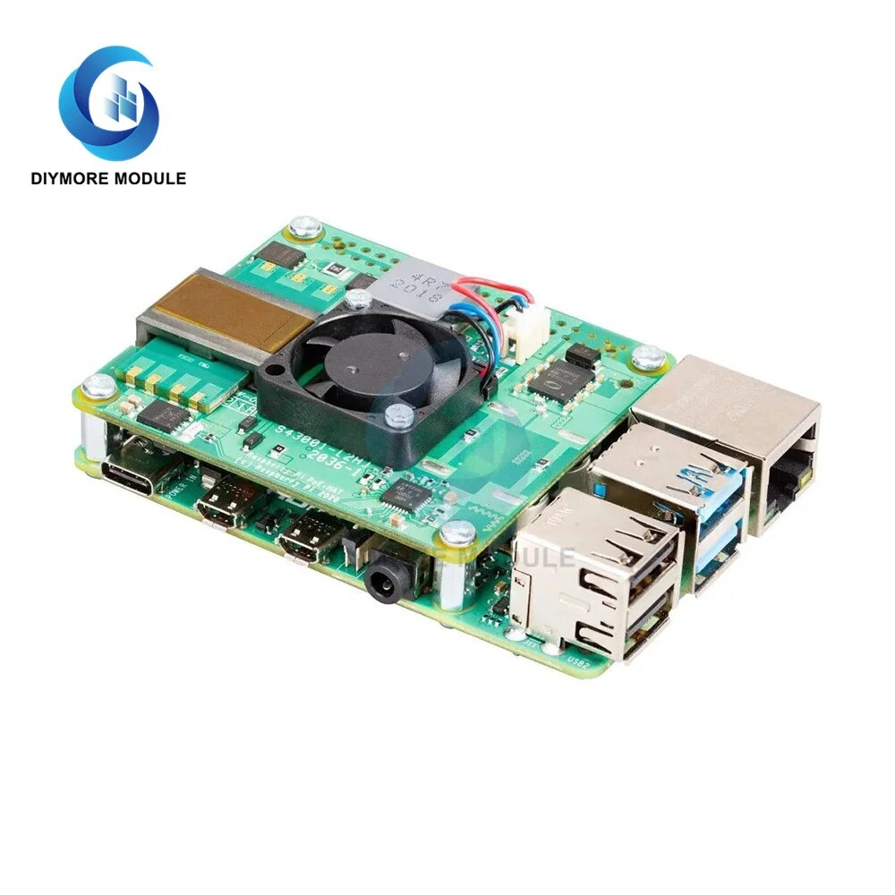 Diymore Raspberry Pi PoE+ HAT для Raspberry Pi 4B/3B+